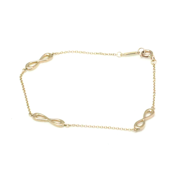 Tiffany & Co. | Jewelry | Tiffany Infinity Endless Bracelet Pink Gold ...